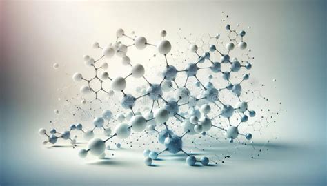 Complex Molecular Structure With Interconnected Spheres And Bonds