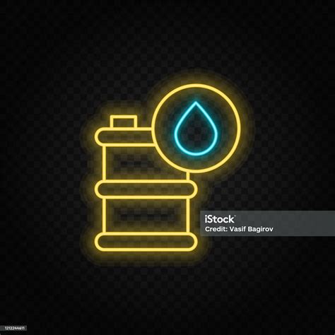 건물 벌컨 원자 네온 벡터 아이콘 파란색과 노란색 네온 벡터 아이콘입니다 0명에 대한 스톡 벡터 아트 및 기타 이미지 0명 개념 건물 외관 Istock