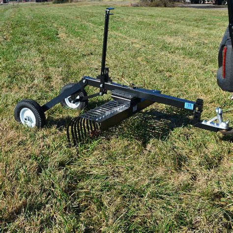 Atv Transformer Tow Frame With Landscape Rake Attachment 4 Ebay
