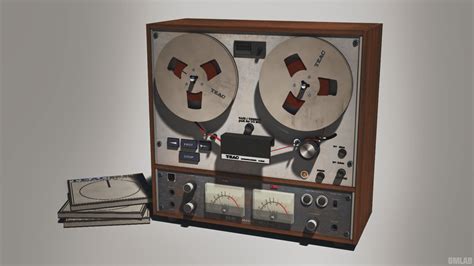 Teac AR 40S Tape Recorder Vue Vob 3D Model By GMArtworks