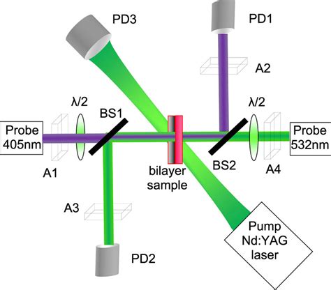 Scheme Of The Experimental Setup For The Two Wave Mixing Experiments