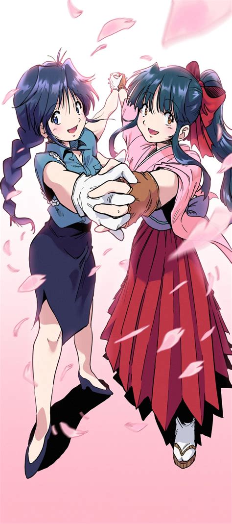 Shinguuji Sakura And Kobayakawa Miyuki Sakura Taisen And More Drawn By Midnamana Danbooru