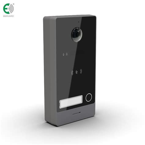 TCP IP Wire Video Intercom System Door Phones With Tuya For Multi Apartment Interphone And