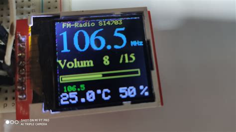 radio cu si4703 pe tft 1 44 st7735 artofit