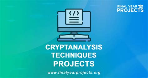 Cryptanalysis Techniques Projects For Final Year Ideas Topics