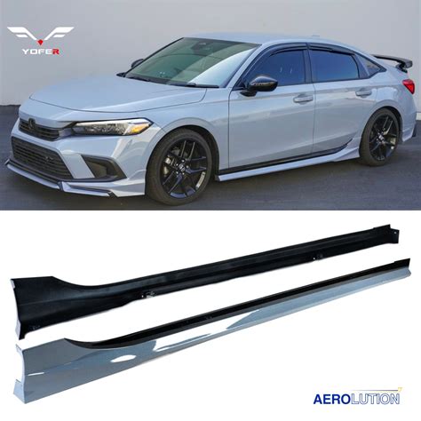 Yofer Side Skirt V2 For 2022 2023 2024 Honda Civic Aerolution Motorsports