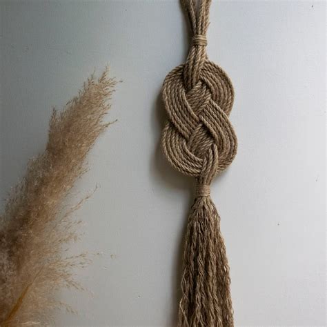 Modern Macrame Wall Hanging Handmade Woven Rope Design Handmade