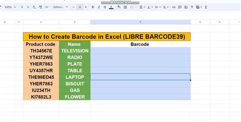 Henry Okonkwo On Linkedin Excel Font Librebarcode39