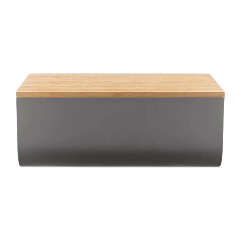 Alessi Mattina Bread Bin Dark Grey Design Is This