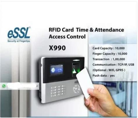ESSL X990 Fingerprint Time Attendance With Access Control System CARD READER At 15000 In Surat