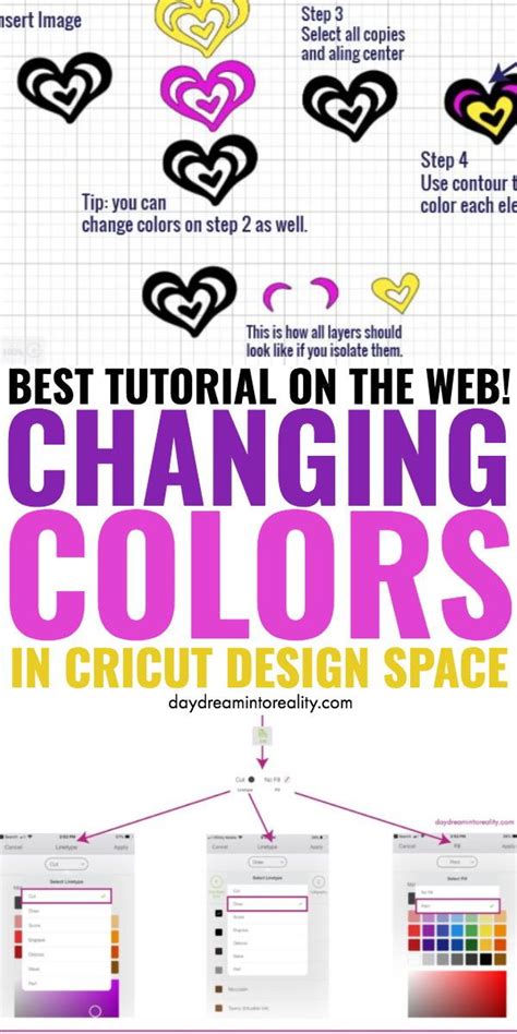 Complete Guide On How To Use And Change Colors In Cricut Design Space Artofit
