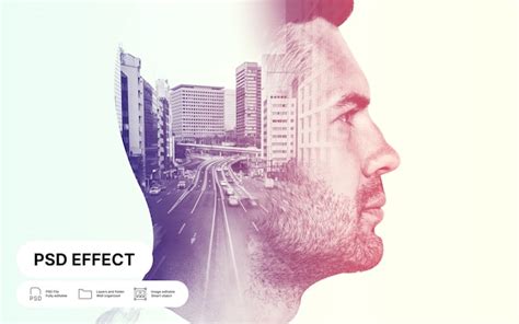 Efeito De Foto De Sobreposição Psd Grátis