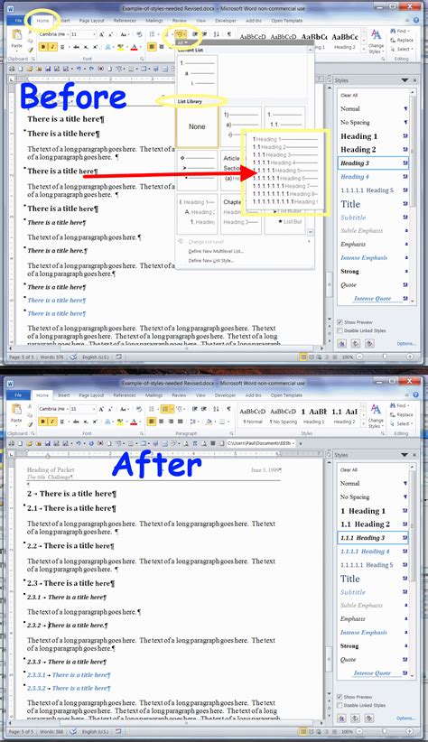 Word 2010 Change Header Numbering Solutions Experts Exchange