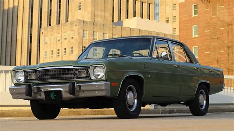 Green Machine 1973 Plymouth Valiant Sedan Enwheelzme