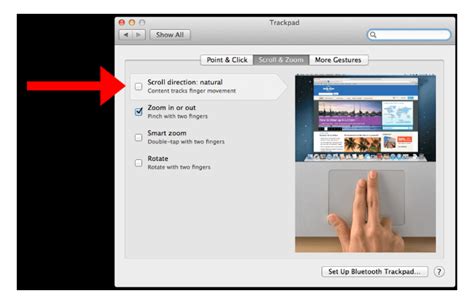 How To Invertreverse Scroll On An Apple Trackpad Tech Junkie