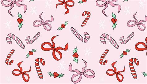 Candy Cane Laptop Wallpaper