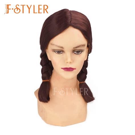 Traditional Braiding Farm Girl Synthetic Costume Wig 7260b Jinhanwig