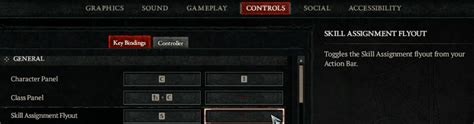 Diablo 4 Skill Assignment Flyout Hotkey