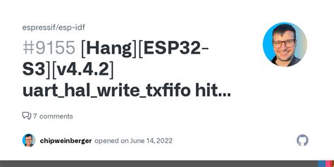 Hang Esp32 S3 V442 Uarthalwritetxfifo Hits Interrupt Wdt Timeout After Ble Write Idfgh