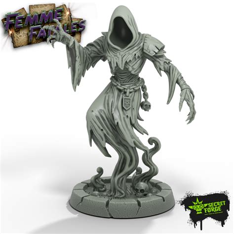 3d Printable Ghostly Reaper Deathly Touch Dnd 5e Compatible Undead