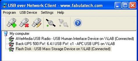 USB Over Network Download