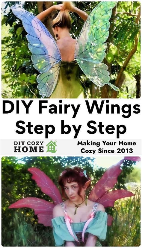 How To Make Diy Fairy Wings Step By Step Tutorial Diy Fairy Wings Fairy Wings Costume Fairy