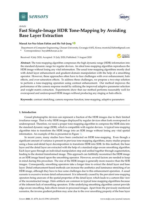 pdf fast single image hdr tone mapping by avoiding base layer extraction