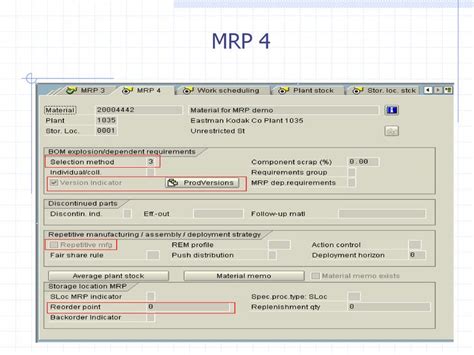 Sap Mrp Materials Requirements Planning