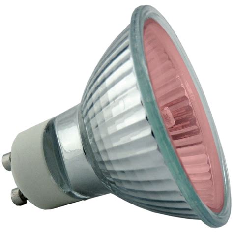 50 Watt Red Gu10 Halogen Light Bulb