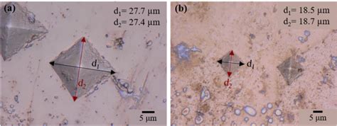 The Surface Morphology Of Hardness Indentation Mark On The Surface Of Download Scientific