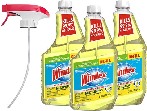 Windex Disinfectant Multisurface All Purpose Cleaner Refill