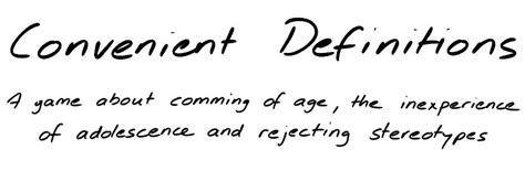 convenient definitions by alpakagangsta