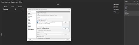 Limit Data To In Visualization Using An Over Statement Spotfire