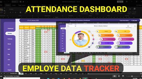How To Create Dynamic Attendance Sheet In Excel Attendance Tracker