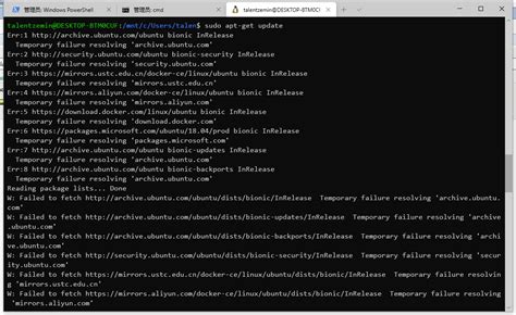 WSL Ubuntu apt get update失败 talentzemin 博客园