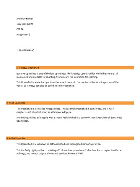 Anubhav Kumar Assignment 1 Pdf Vedas Ancient Indian Literature