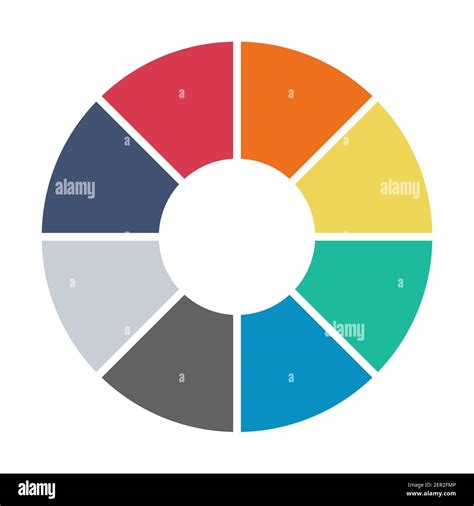 Blank Pie Chart 8 Page 7 5 Section Pie Chart Vector Art Icons And