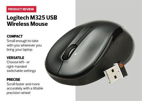 Review Logitech M325 Usb Wireless Mouse Is Portable Dependable And
