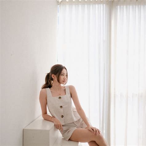 Jual Soori Zia One Set Linen Premium Korean Pants Shopee Indonesia