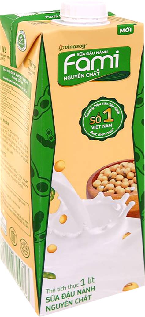Sữa đậu Nành Fami Nguyên Chất 1l Fujimart