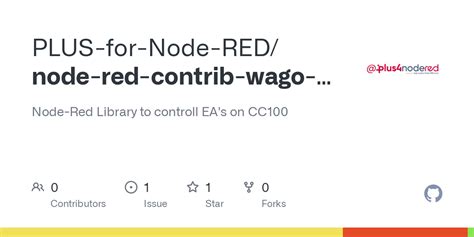 Github Plus For Node Rednode Red Contrib Wago Cc100 Node Red