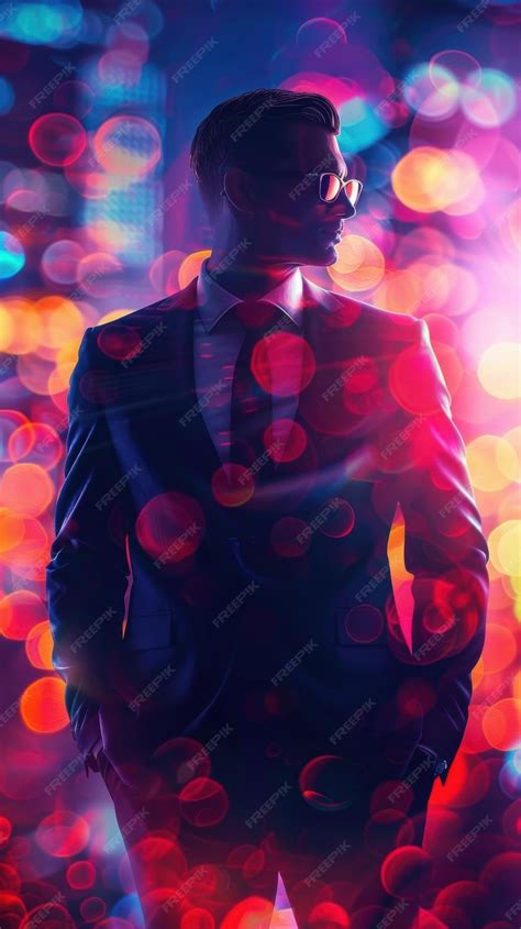 Modern Businessman Using Mobile Phone Technology And Connectivity Concept Premium Ai Generated