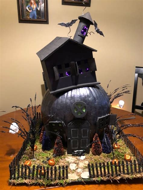 Pumpkin Decorating Contest Haunted House No Carve Pumpkin