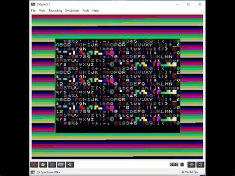 Programming The Zx Spectrum Z80 Assembly YouTube