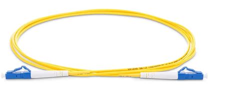 Simplex Patch Cord Singlemode G652 D Lc Upc Lc Upc Yellow Zemecs