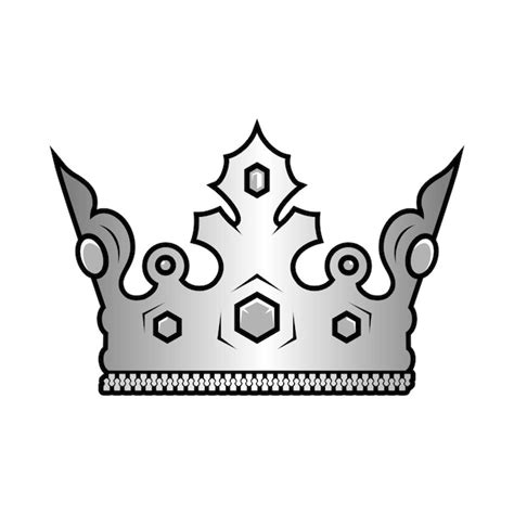 Silver Crown Vector