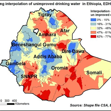 Spatial Autocorrelation Of Unimproved Drinking Water Source Among Download Scientific Diagram