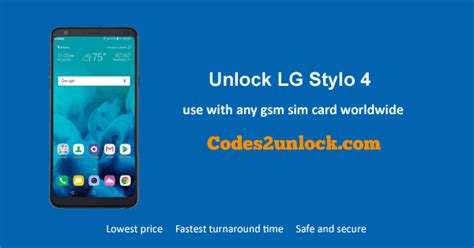 How To Unlock LG X Charge Smartphone Easily Codes2unlock Blog