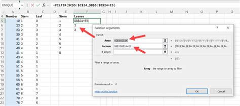 Stem Leaf Chart In Excel Using Dynamic Arrays • Za