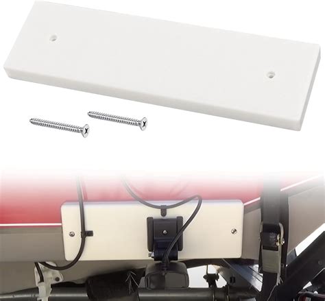 Ahuliao Boat Transducer Mounting Plate Transom Saver Mount Board Stern Saver